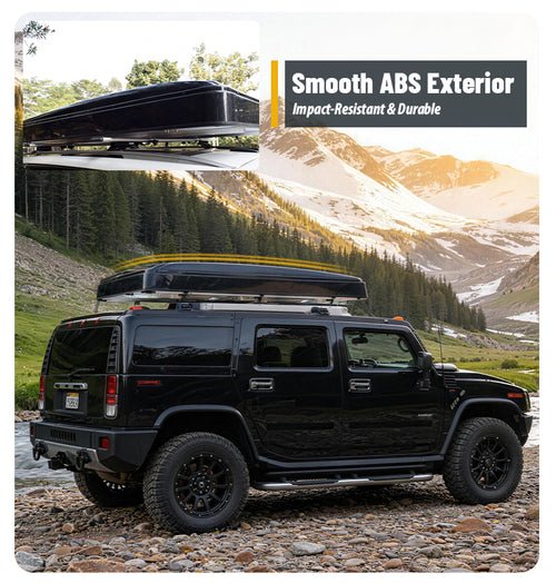 GeerTop 3-4 Person Side Opening ABS Hard Shell RoofTop Tent