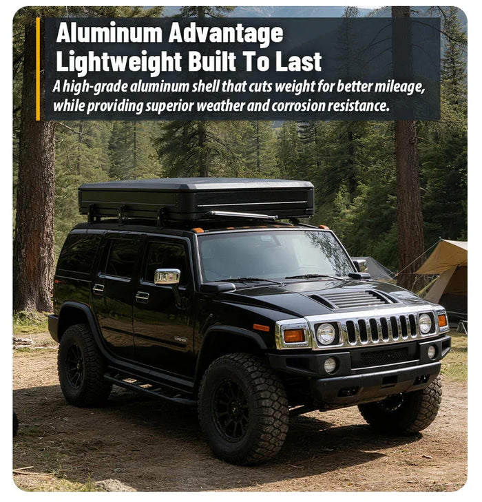 GeerTop Fold Aluminum Hard Shell Car Rooftop Tent